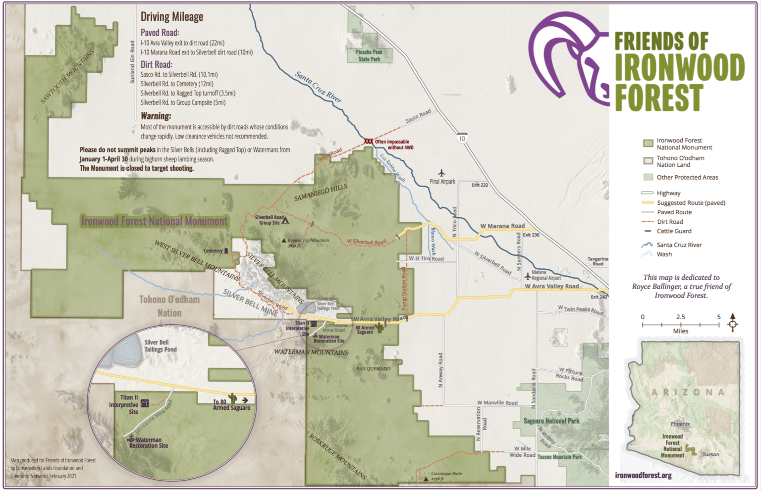 Map and Directions - Friends of Ironwood Forest